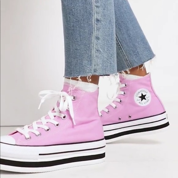 Converse | Shoes | Converse Chuck Taylor Platform Pink Sneakers | Poshmark